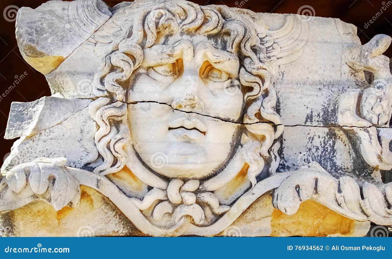 Medusa,Didyma,Turkey stock photo. Image of apollo, didim - 76934562