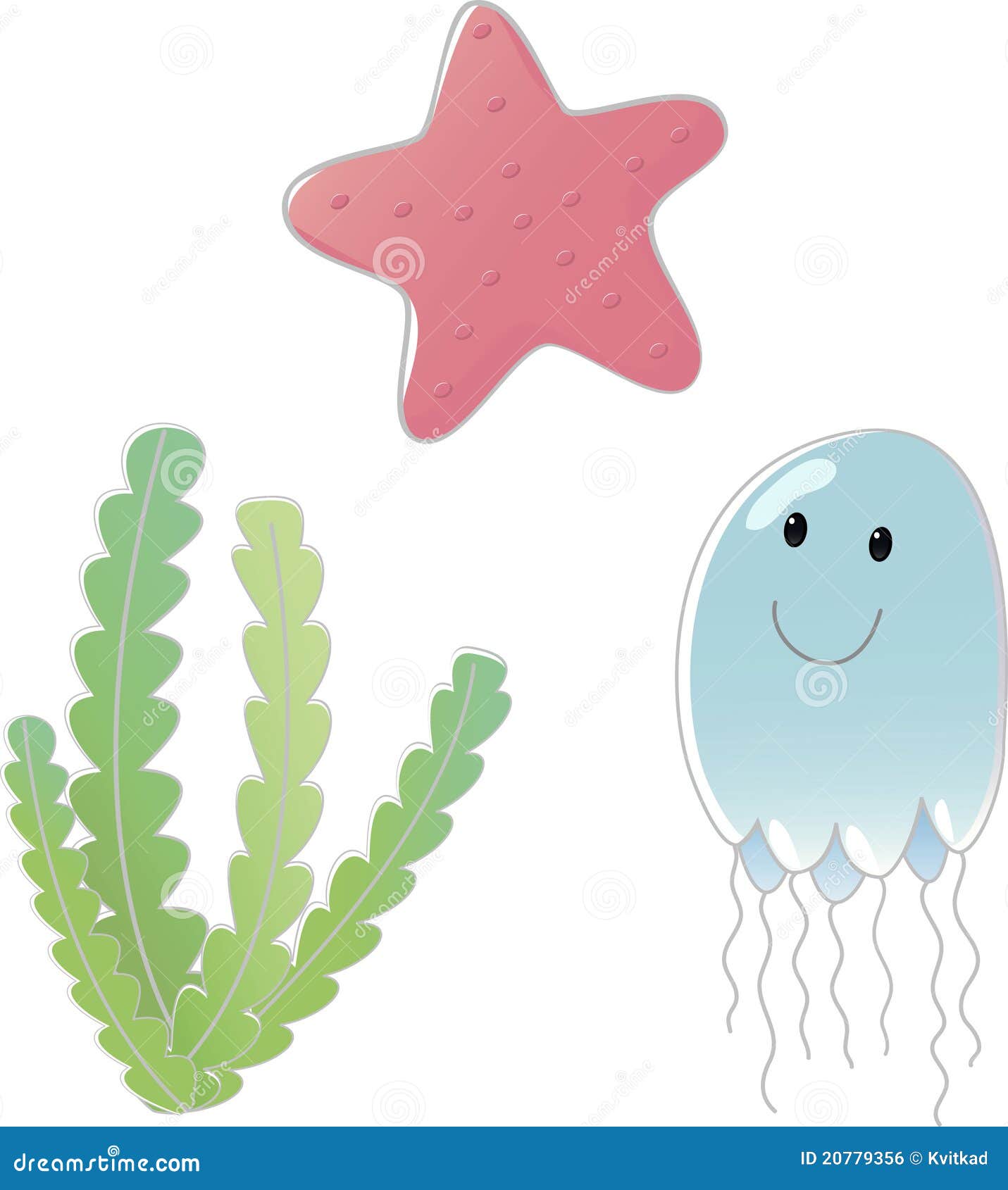 Medusa seawheel sea-star stock vector. Illustration of star - 20779356