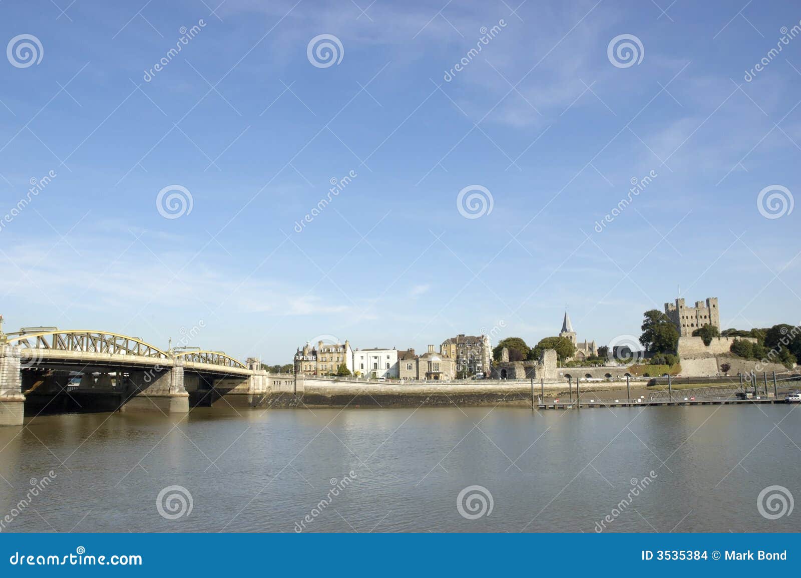 Medway Bridge stock photo. Image of town, bridge, medway - 3535384