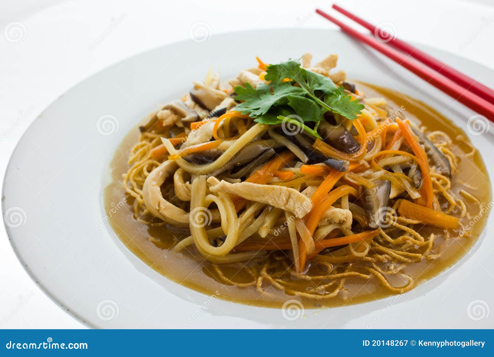 Mee Krob Rad Na stock image. Image of onion, fast, cuisine - 20148267