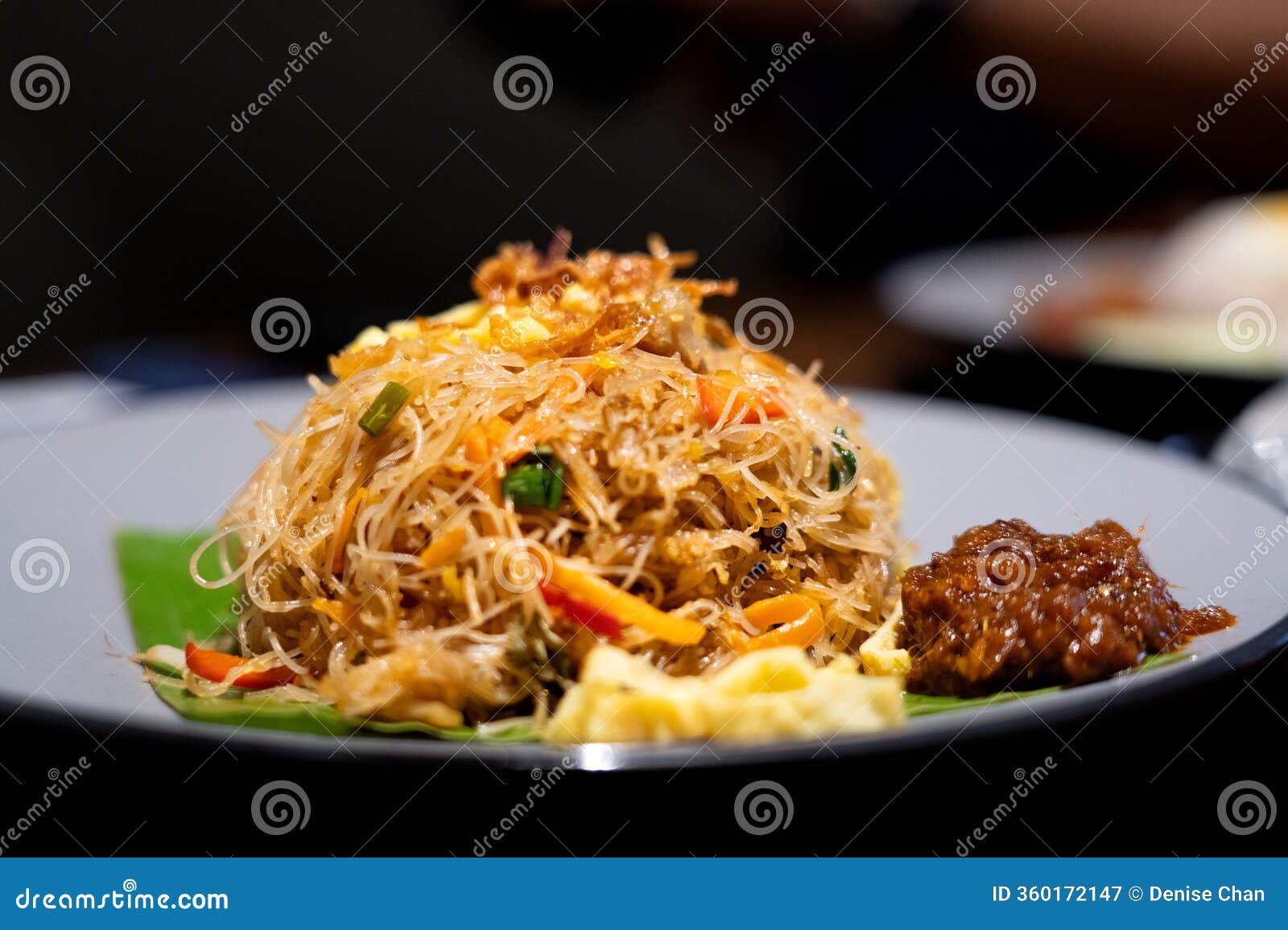 Mee Siam Rice Vermicelli In A Light Assam Chilli Mee Siam Broth With ...