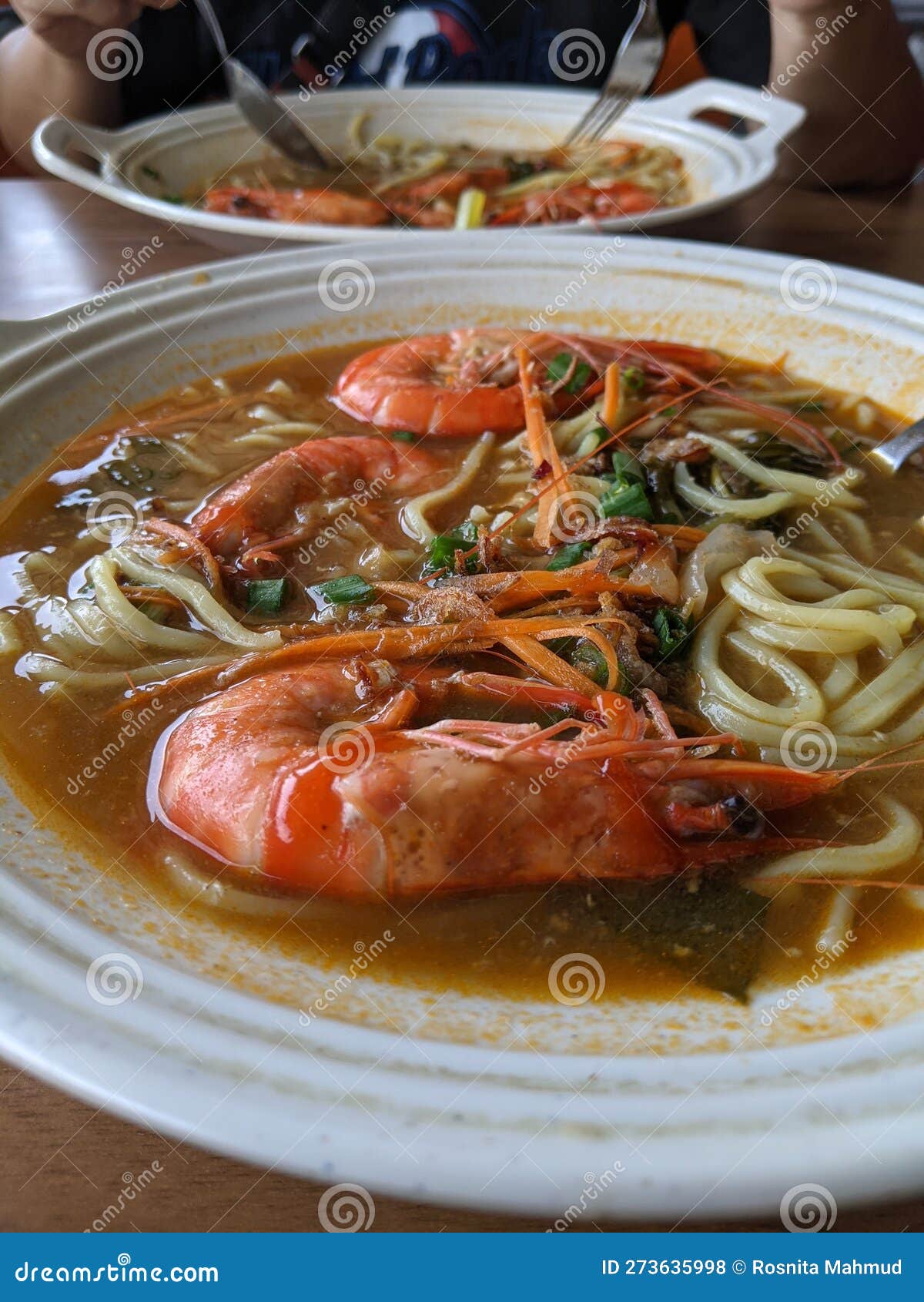 Mee Udang or Fresh Prawn Noodle Stock Photo - Image of udang, fresh ...