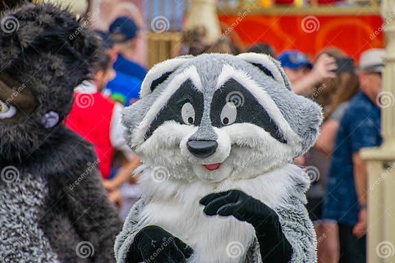 Meeko Character DIsney Magic Kingdom Editorial Photography - Image of ...