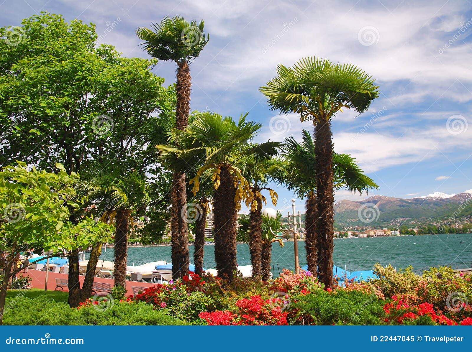Meer Lugano, Zwitserland stock afbeelding. Image of toevlucht - 22447045