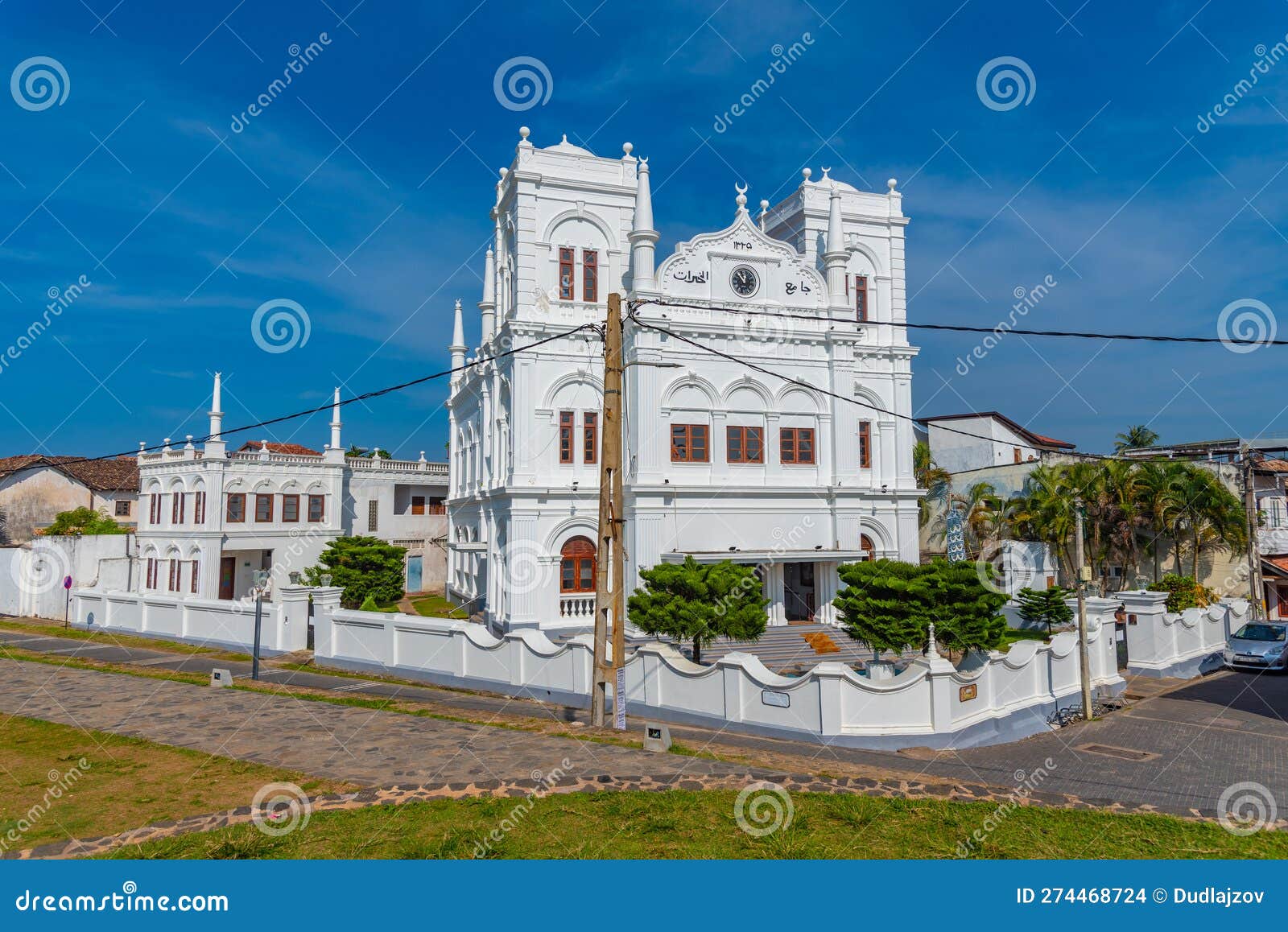 Meeran Mosque at Galle, Sri Lanka Editorial Stock Image - Image of fort ...