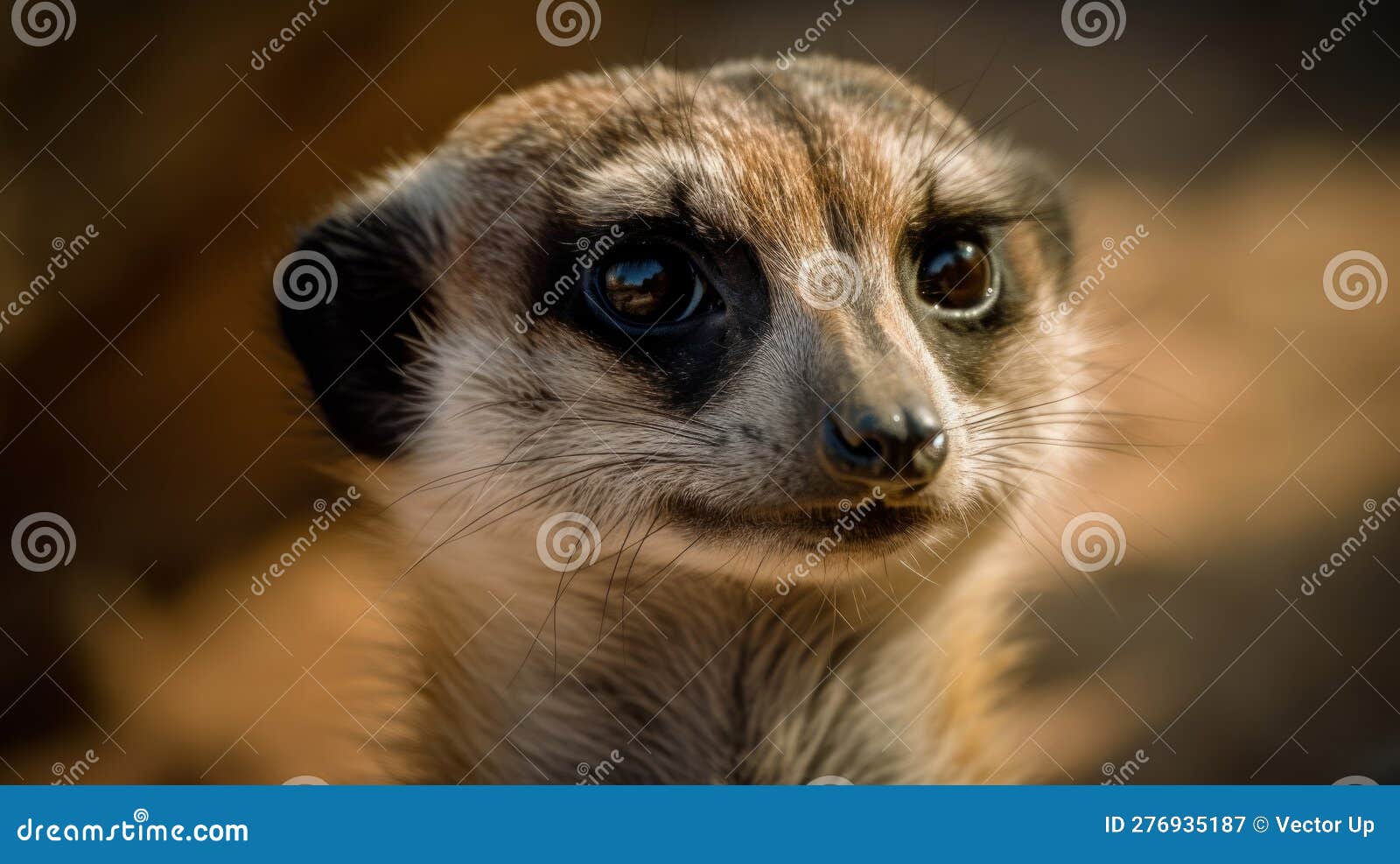 Meerkat Face. Meerkat Mascot Idea For Logo Vector Illustration ...