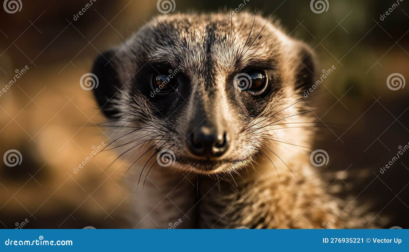 Meerkat Face. Meerkat Mascot Idea For Logo Vector Illustration ...