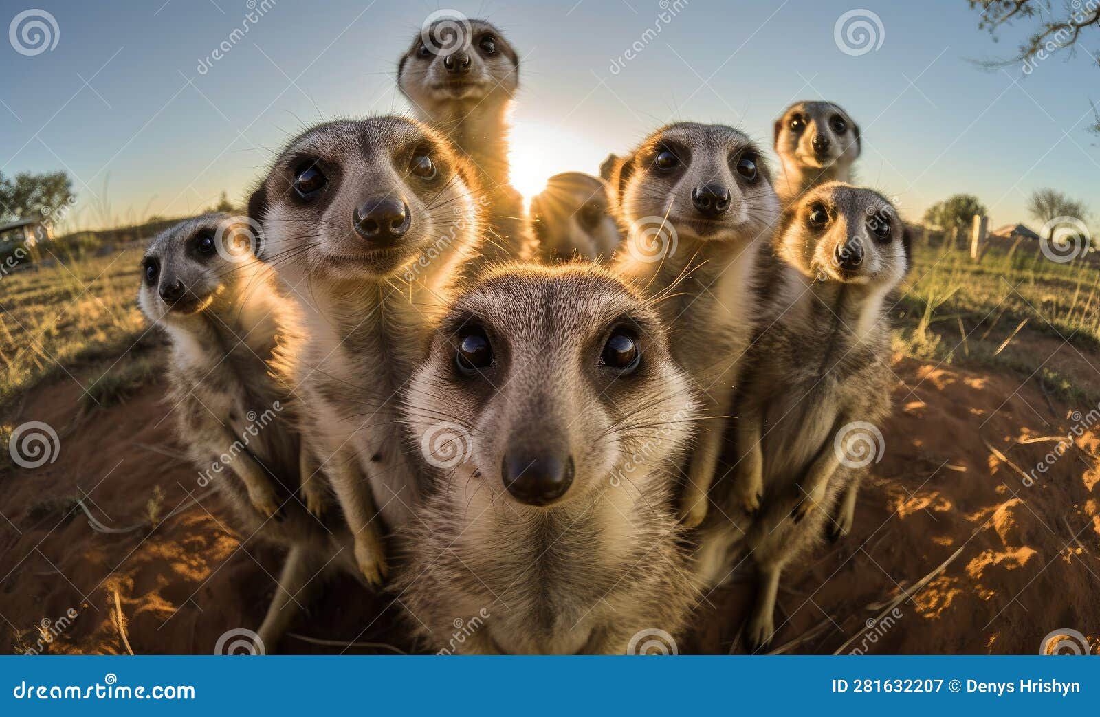 Meerkat Takes a Group Selfie Showcasing Its Close-knit Community ...