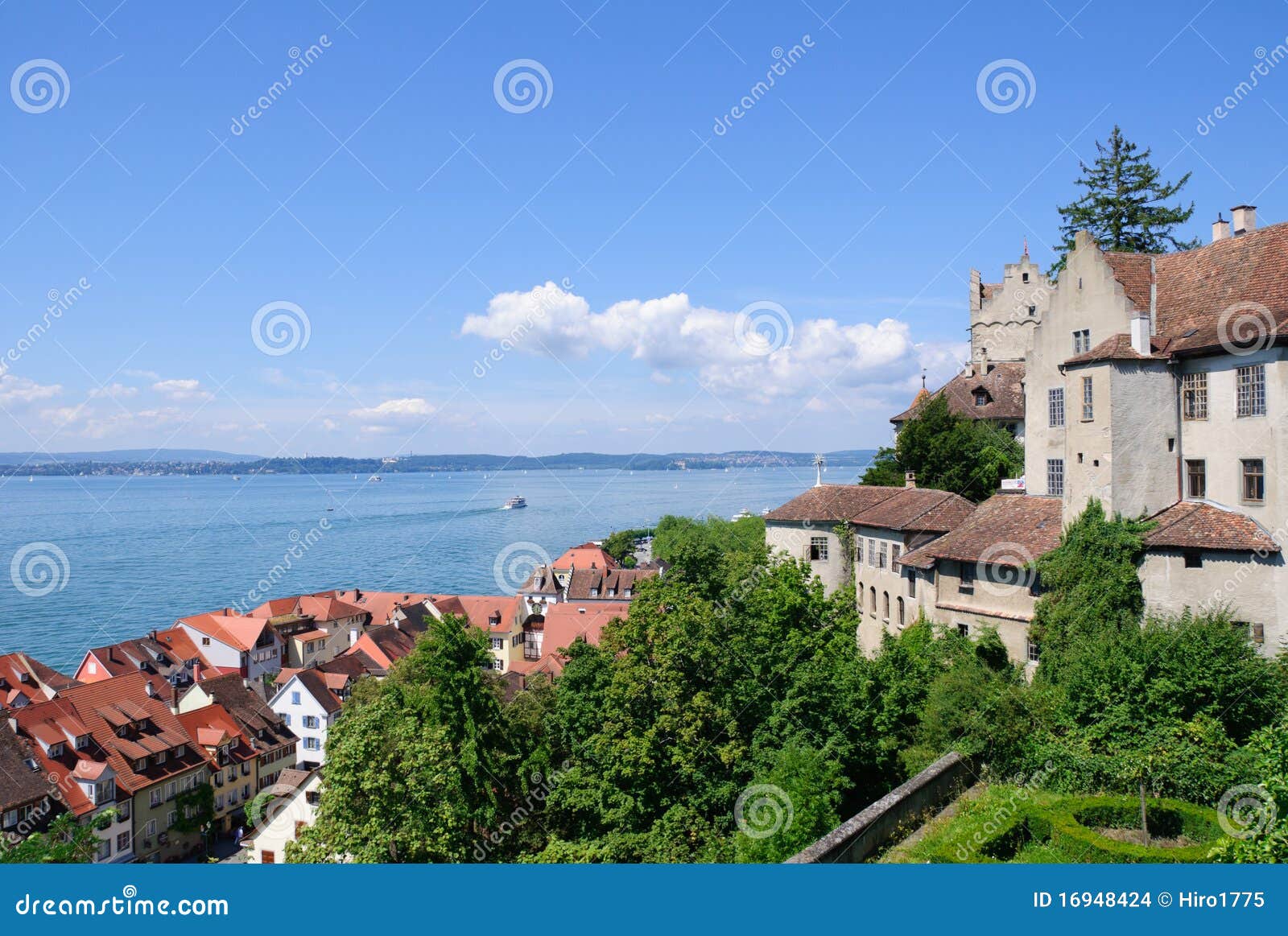 Meersburg, Germany stock photo. Image of deutschland - 16948424