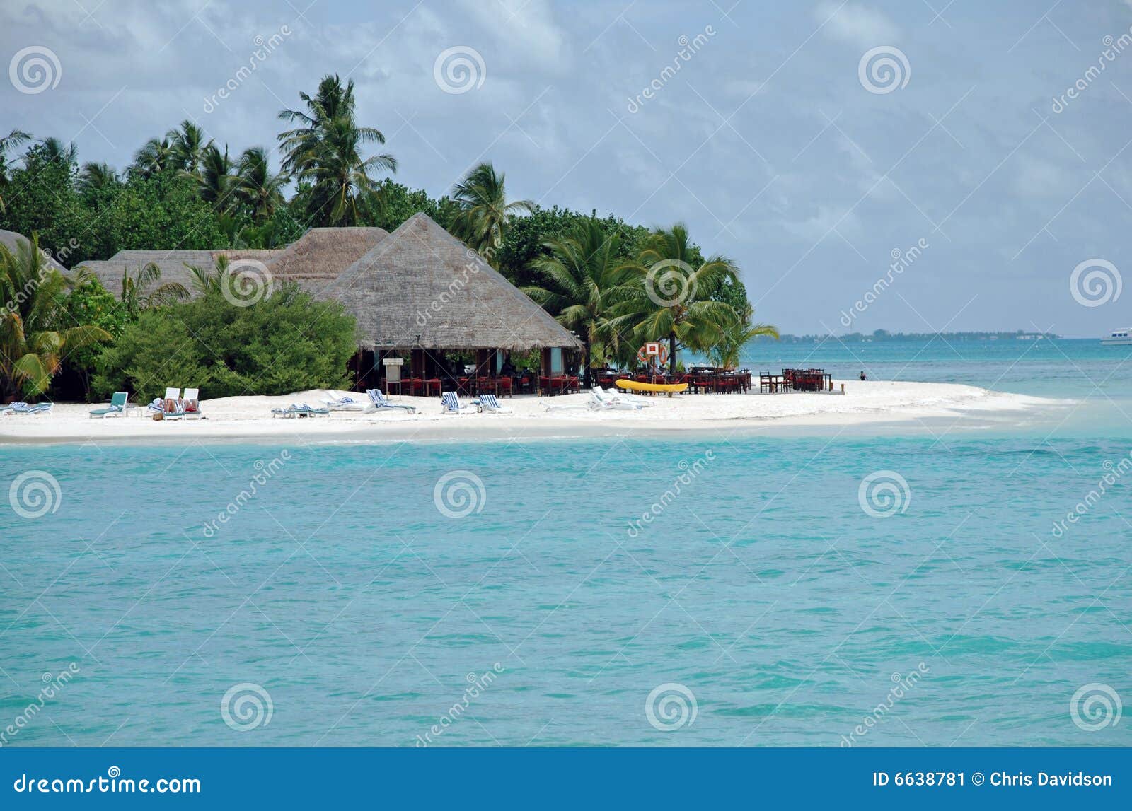 Meeru Island View stock image. Image of white, cloudy - 6638781