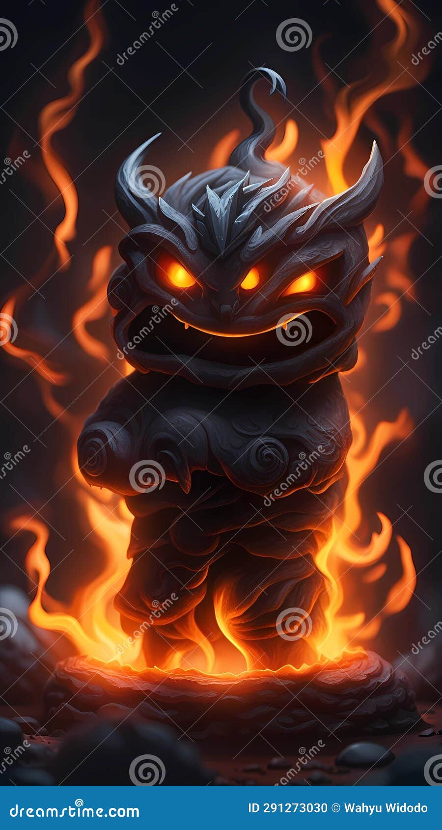 3D Evil Devil Cartoon Character Design Illustration Ai Generated Stock ...