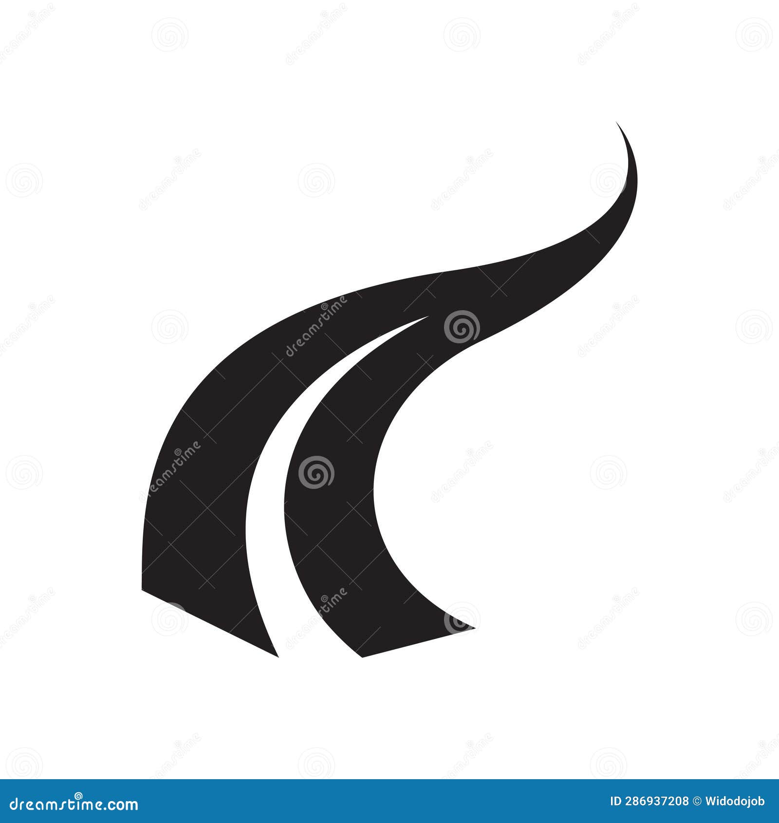 Meet Two Rivers Icon Logo Design Vector Illustration Stock Illustration ...