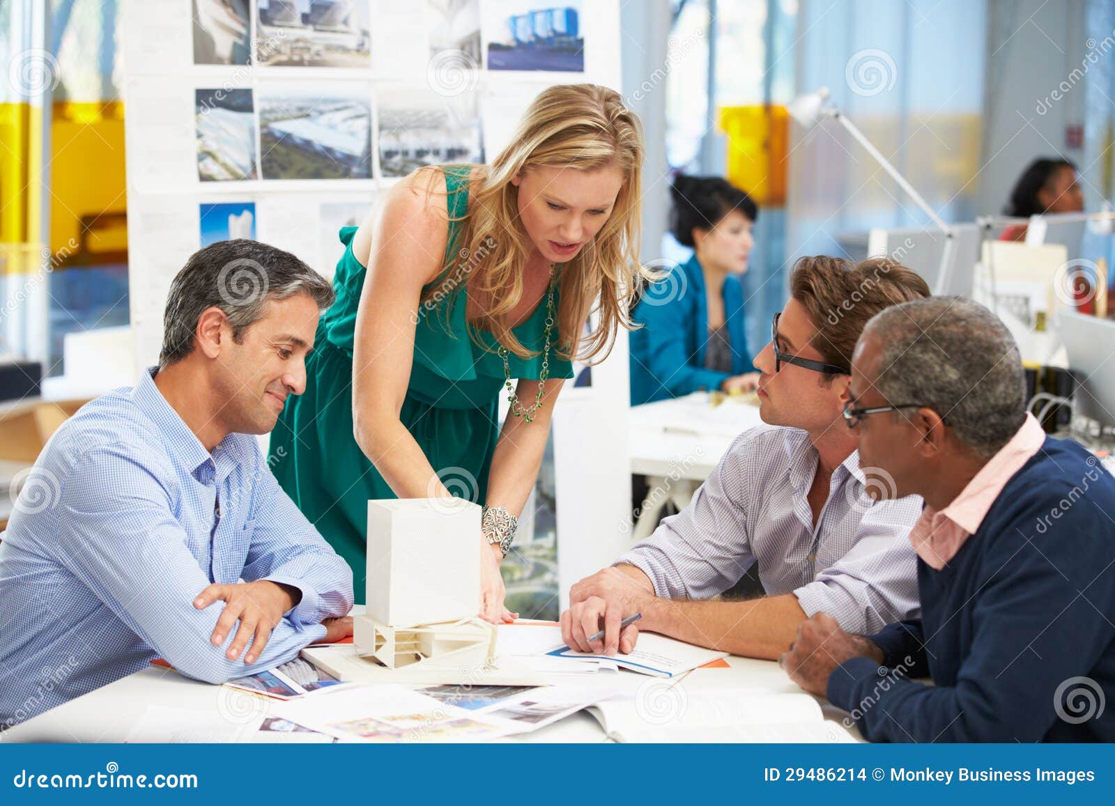 Meeting in Architects Office Stock Photo - Image of four, ethnic: 29486214
