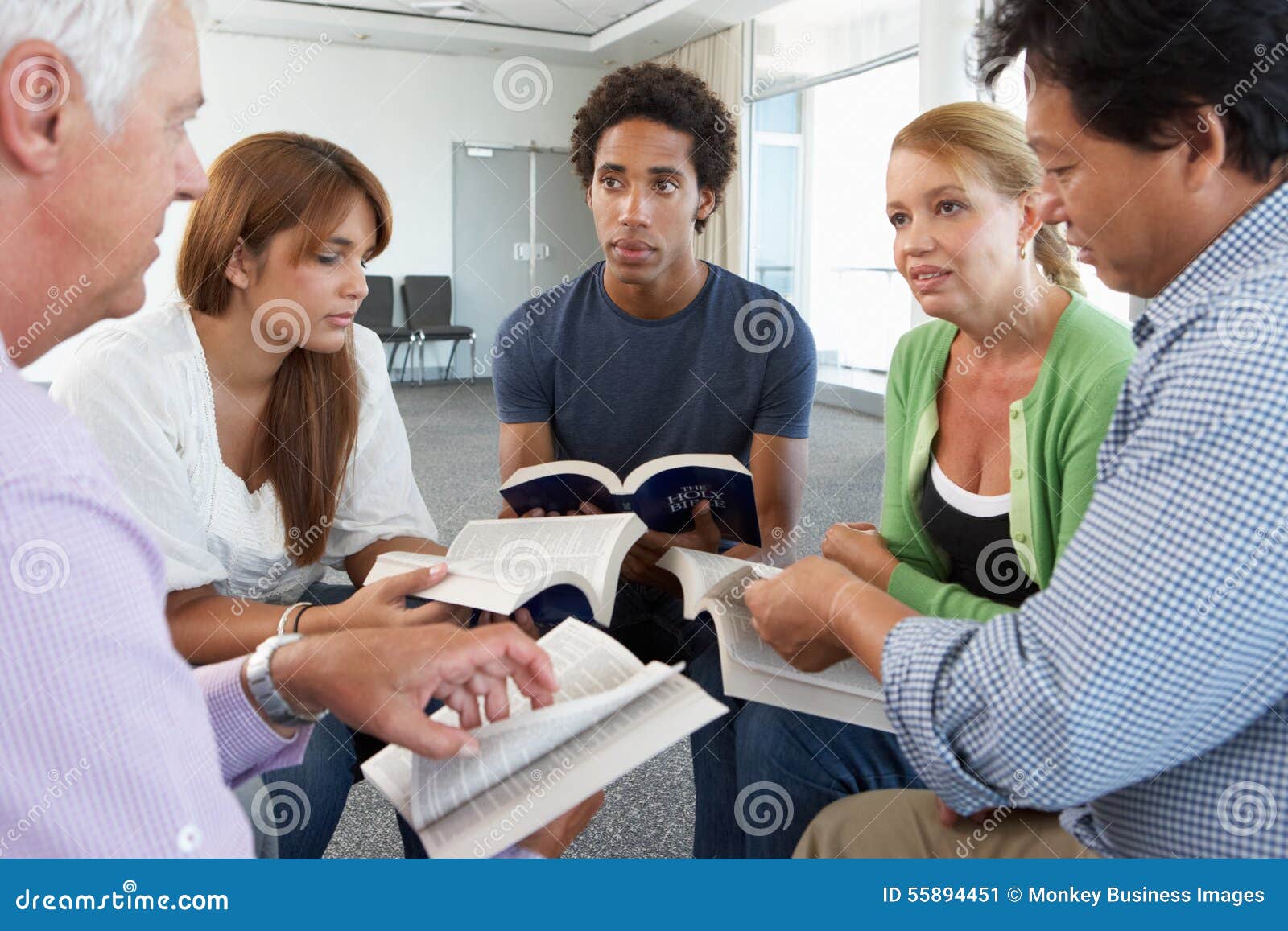 Meeting of Bible Study Group Stock Image - Image of christianity, class ...
