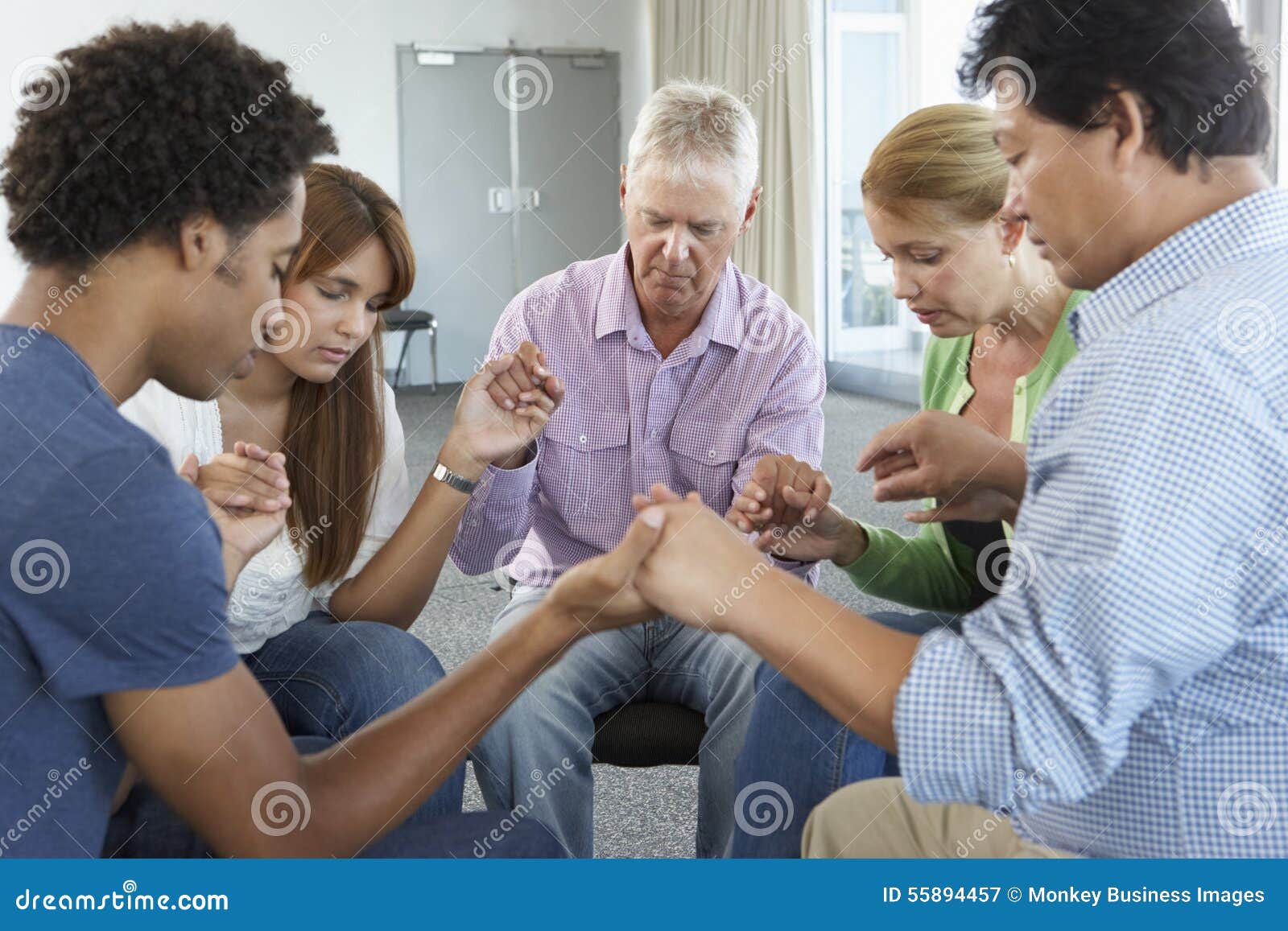 Meeting of Bible Study Group Stock Image - Image of five, middle: 55894457