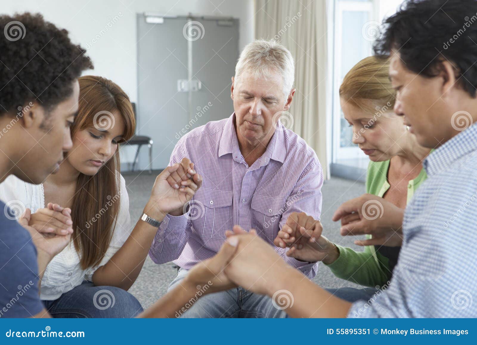 Meeting of Bible Study Group Stock Image - Image of caucasian, people ...
