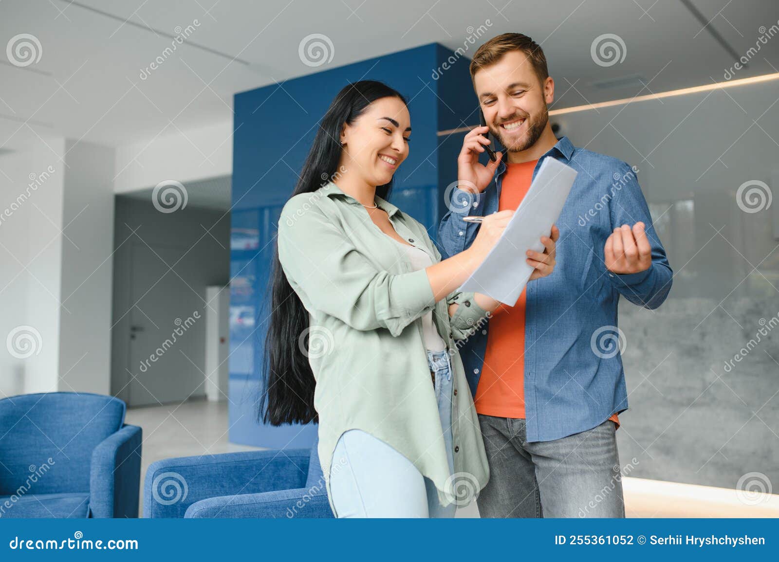 Meeting of Business Partners in the Business Center. Stock Photo ...