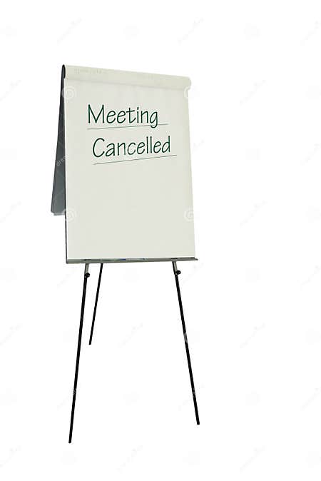 Meeting cancelled stock image. Image of corporate, tech - 14217129