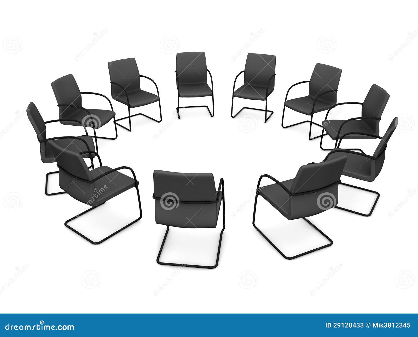 Meeting chairs stock illustration. Illustration of training - 29120433