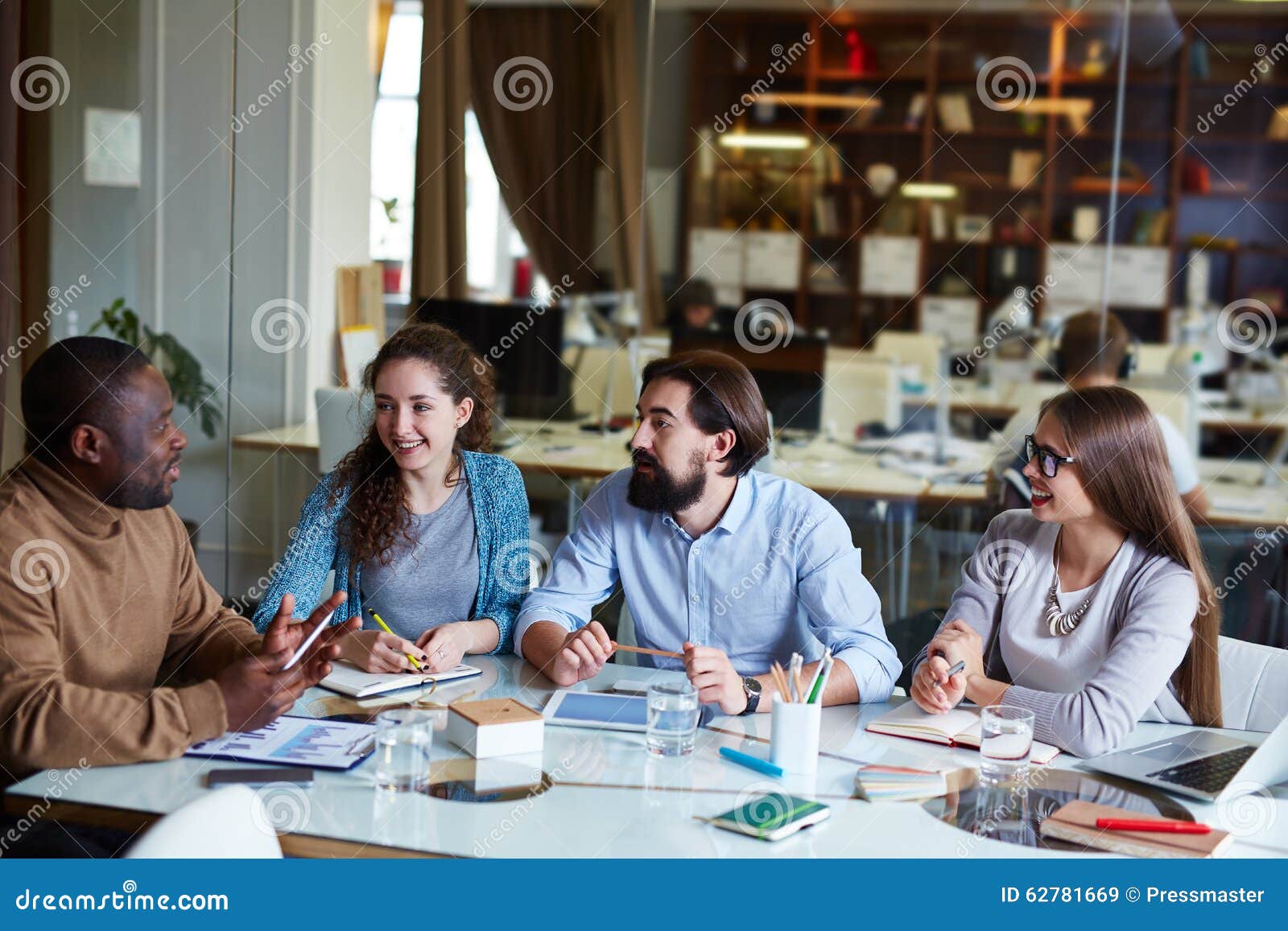 Meeting of colleagues stock image. Image of contemporary - 62781669
