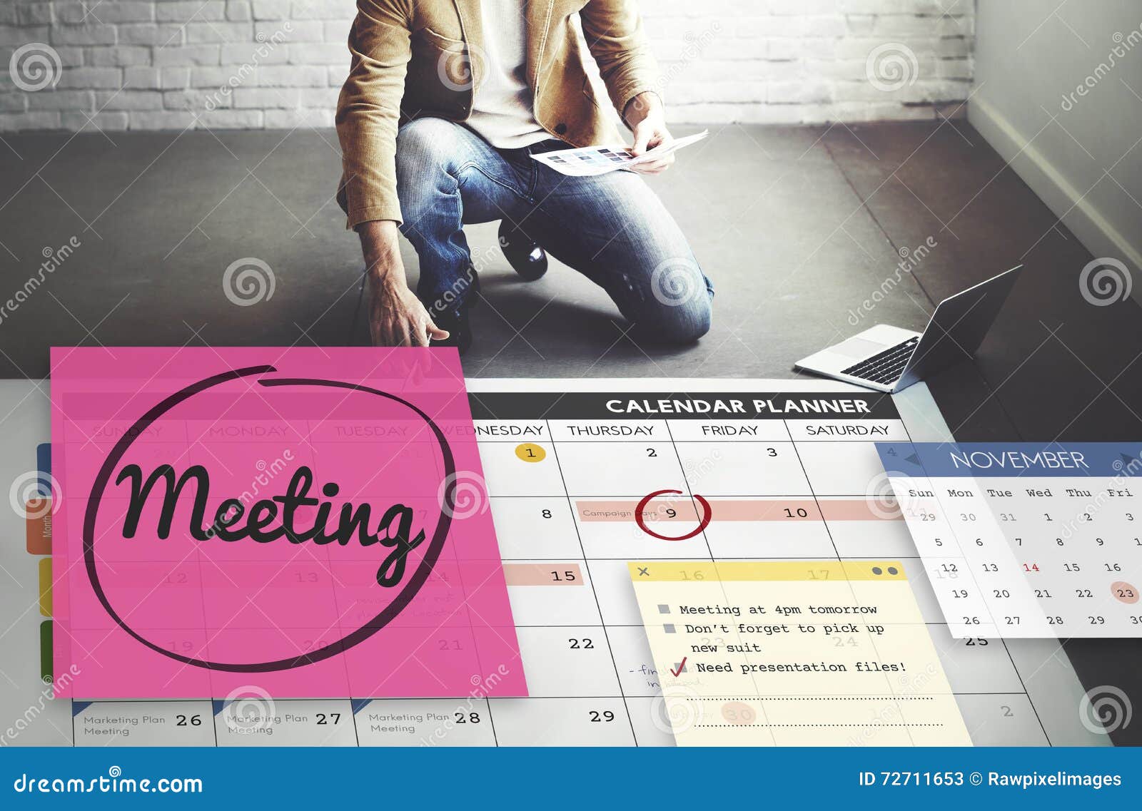 Meeting Conference Discussion Planning Seminar Concept Stock Image ...
