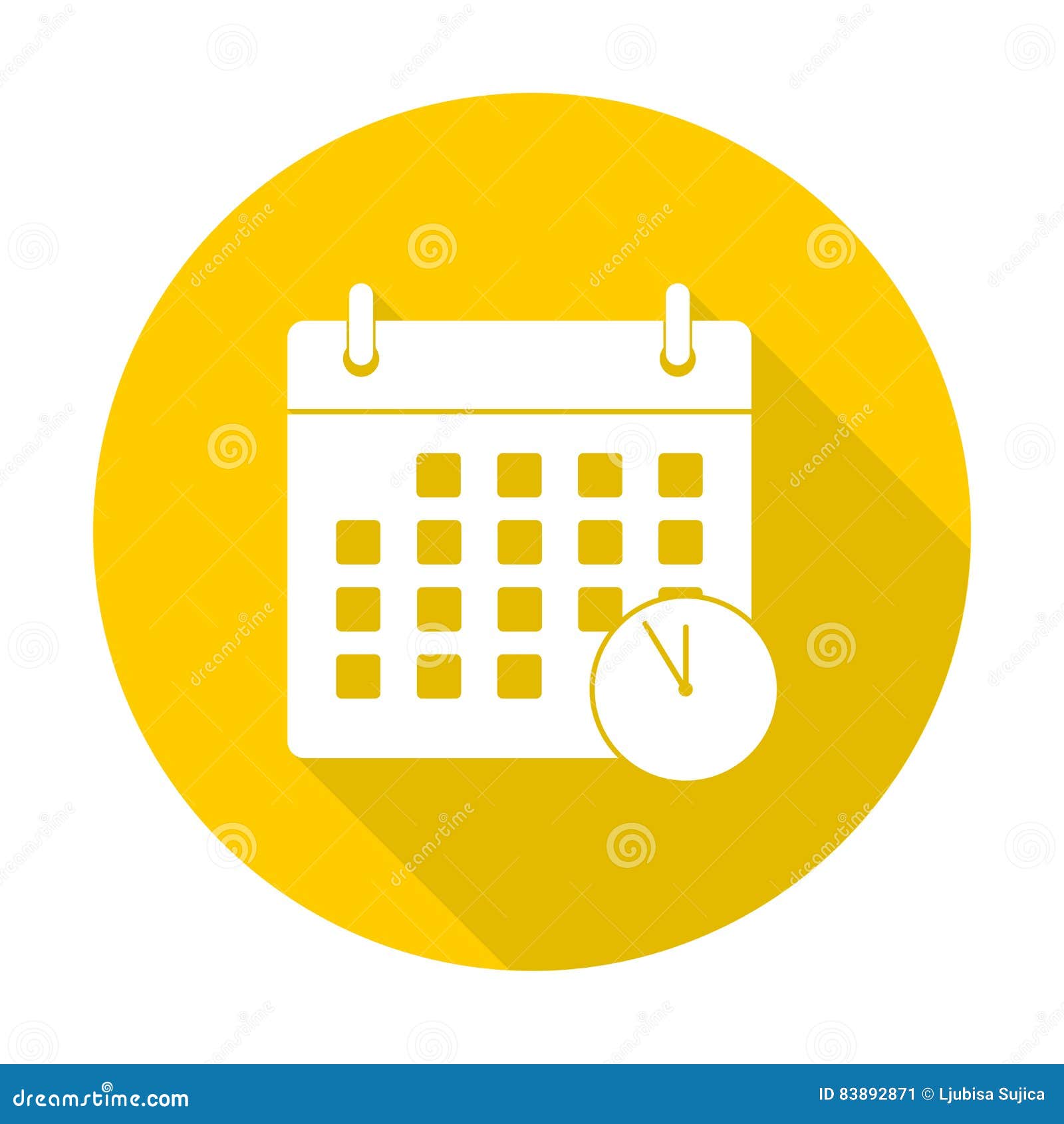 Meeting Deadlines Icon with Long Shadow Stock Vector - Illustration of ... Meeting Deadlines Icon with Long Shadow Stock Vector - Illustration of ...