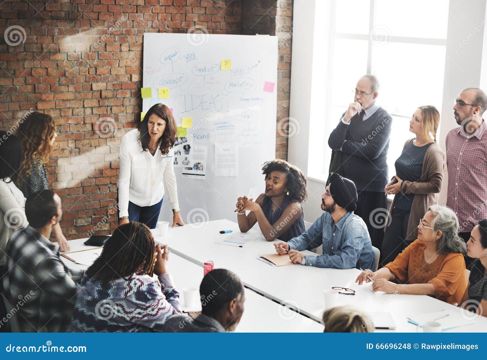 Meeting Discussion Talking Sharing Ideas Concept Stock Photo - Image of ...