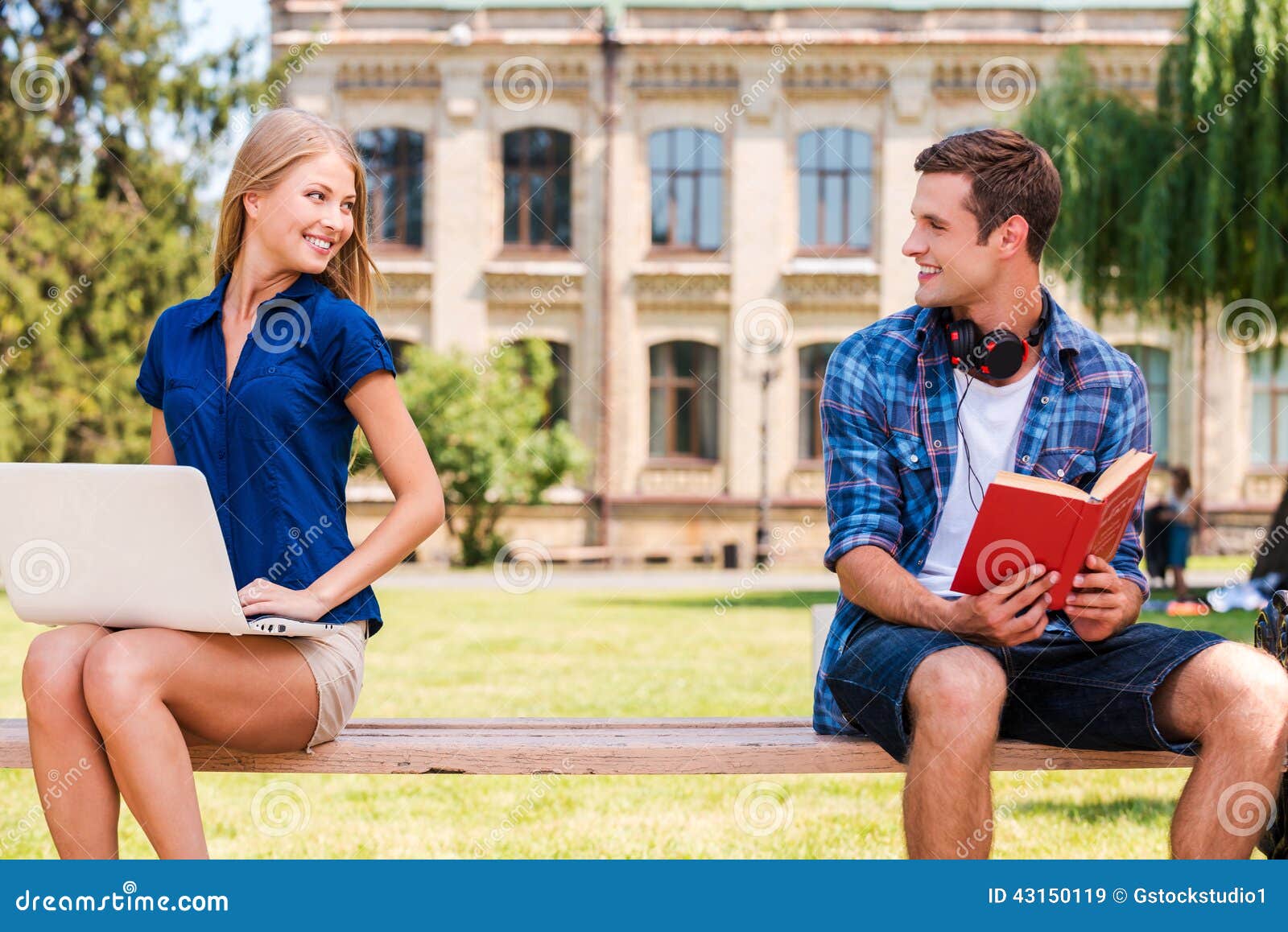 Meeting Each Other At The First Time Stock Image Image 43150119