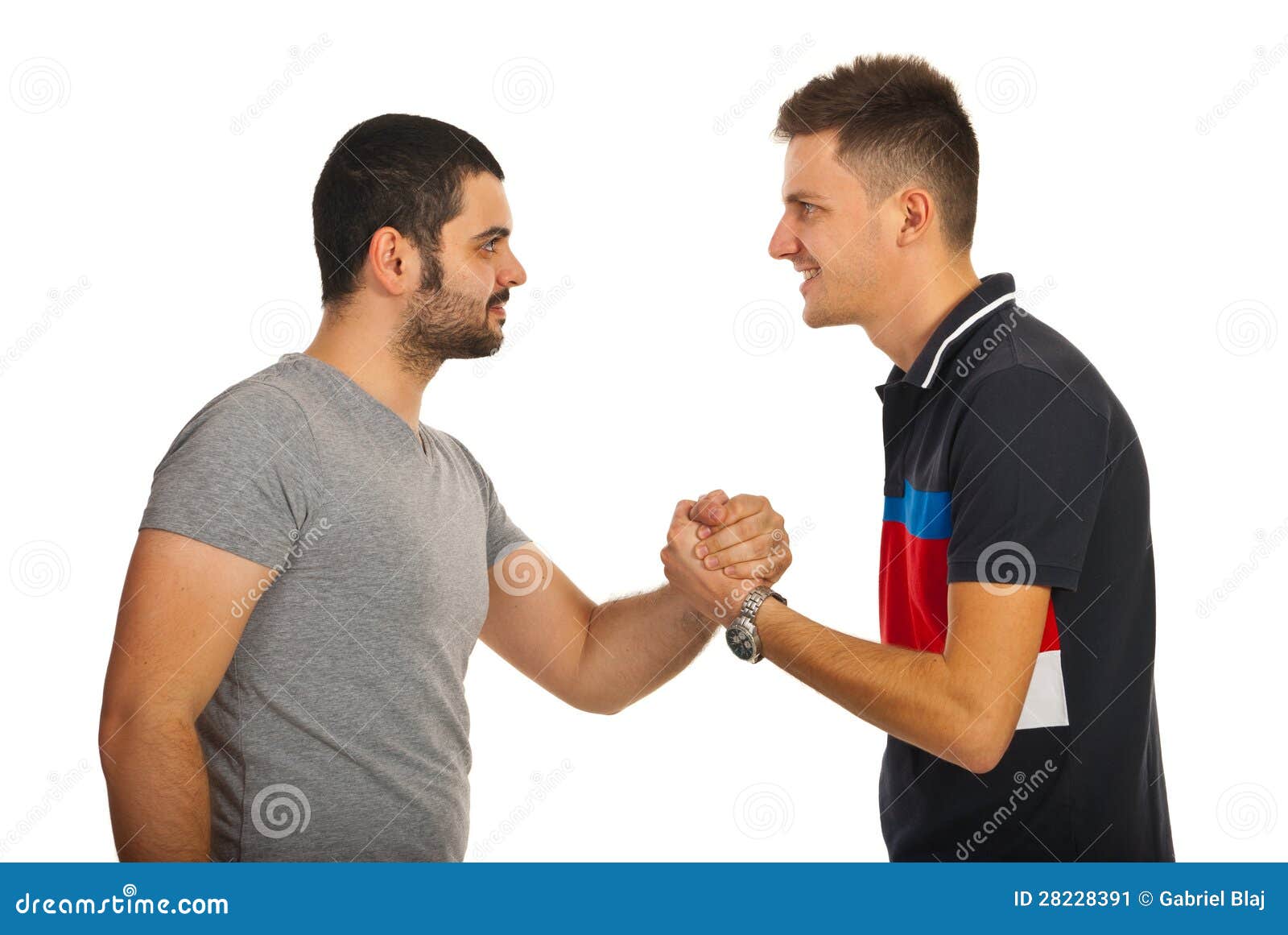 Meeting friends guys stock image. Image of handshake - 28228391