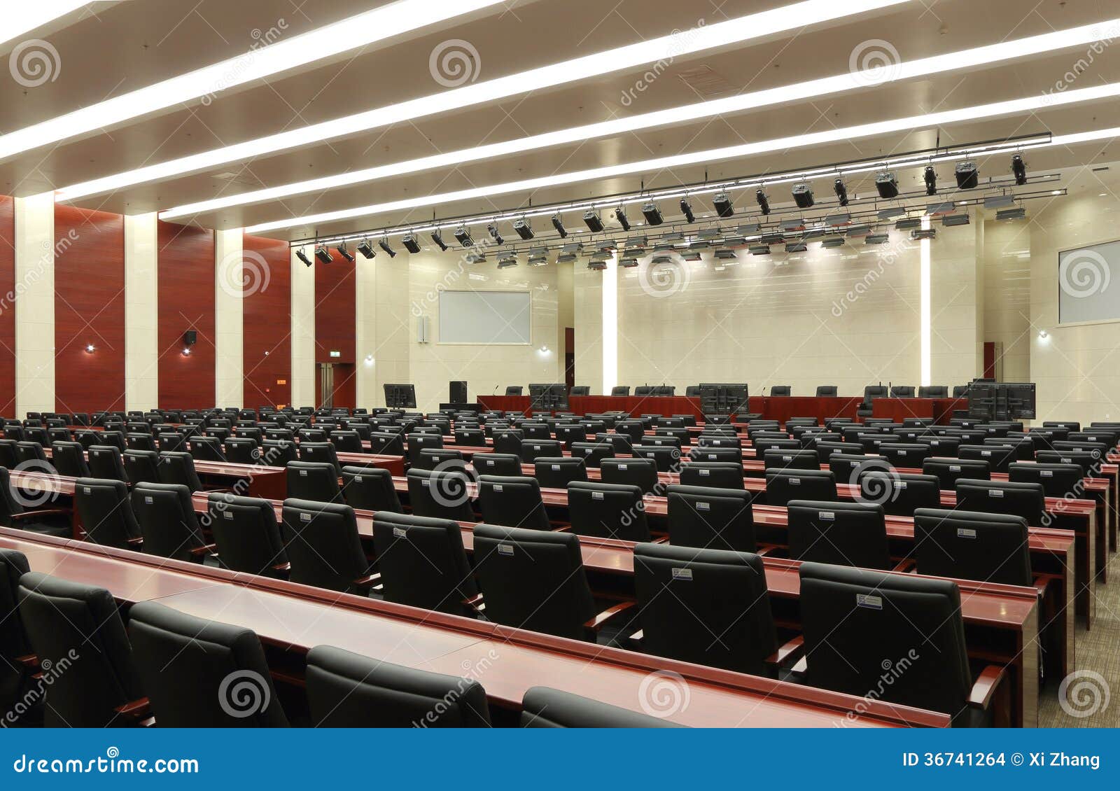 Meeting Hall stock photo. Image of presentation, board - 36741264