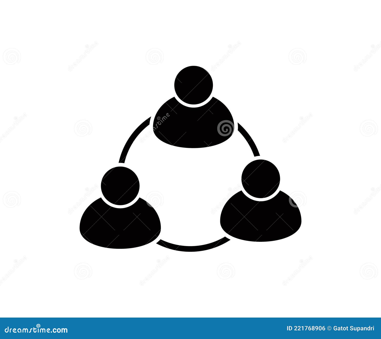 Meeting Icon Vector Logo Design Template Stock Vector - Illustration of ...