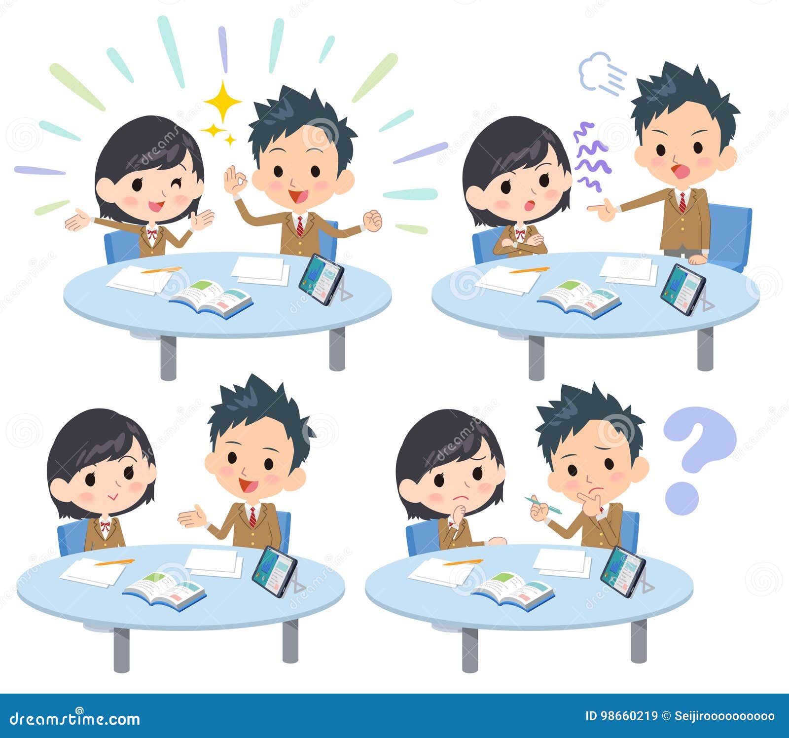 Meeting lecture school_1 stock vector. Illustration of computer - 98660219