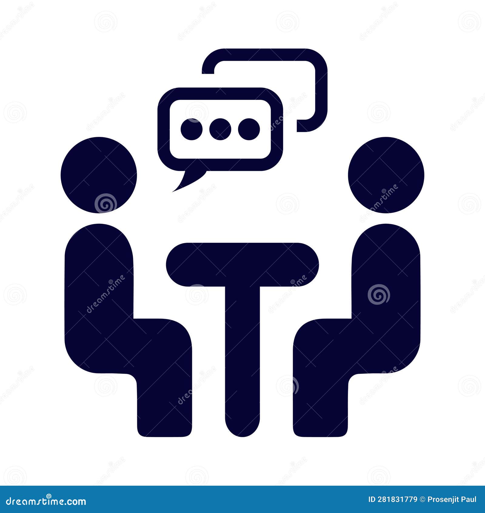 Meeting, Man, Group, Bubble, Business, Interview, Meeting Icon Stock ...