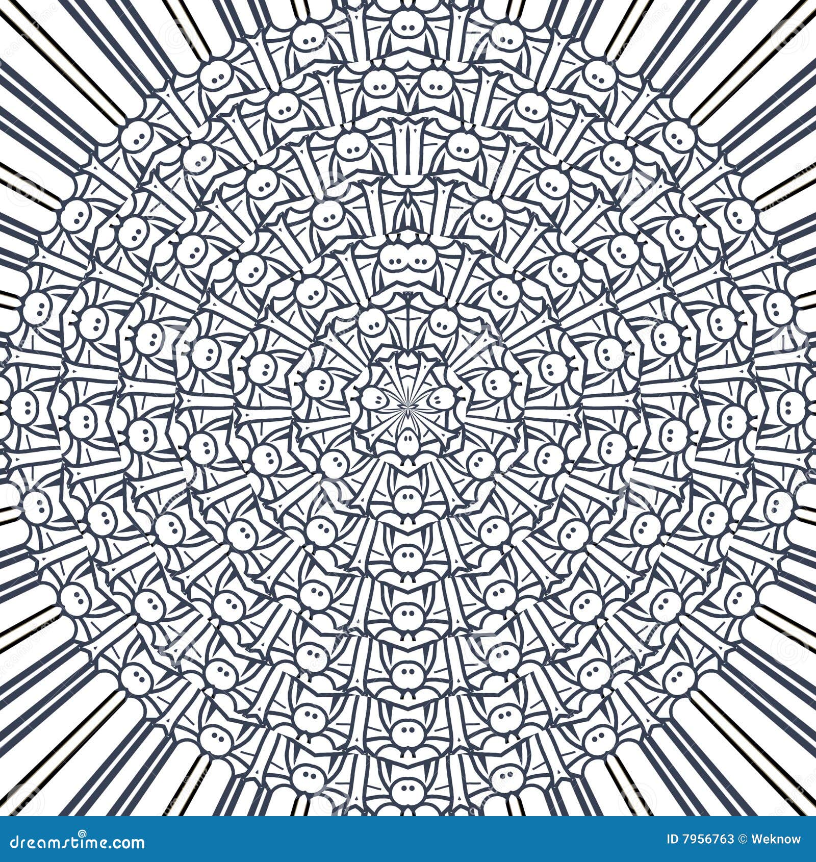 Meeting mandala stock illustration. Illustration of communication - 7956763