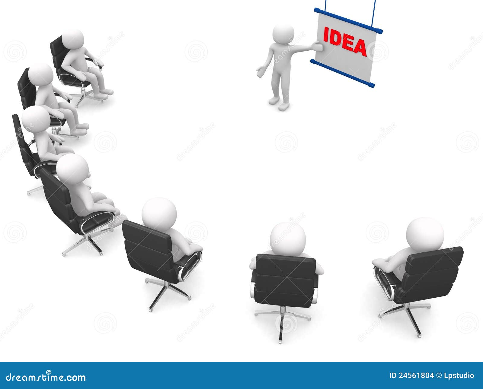 Boss Guy Introducing New Employee In Company Cartoon Vector ...