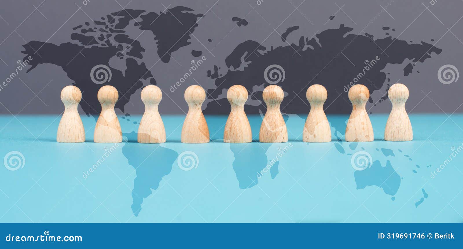 Meeting of People, World Map, Brainstorming for Idea, Environment ...