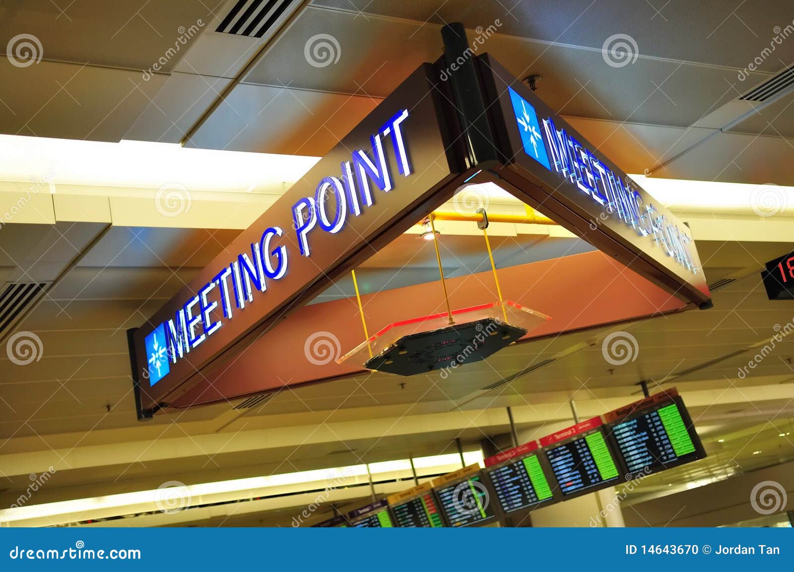 Meeting point stock photo. Image of site, designated - 14643670