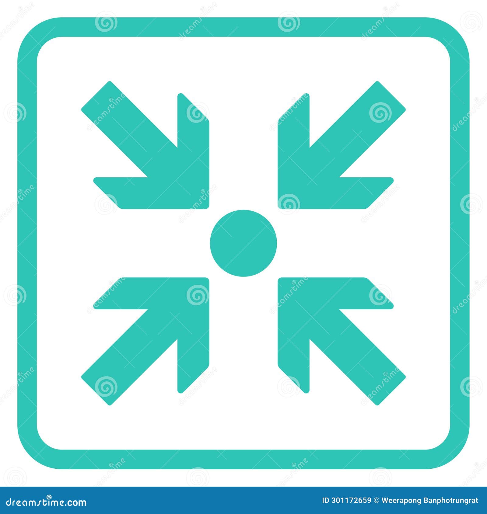 Meeting Point Sign for the Meeting of Group of People Stock ...