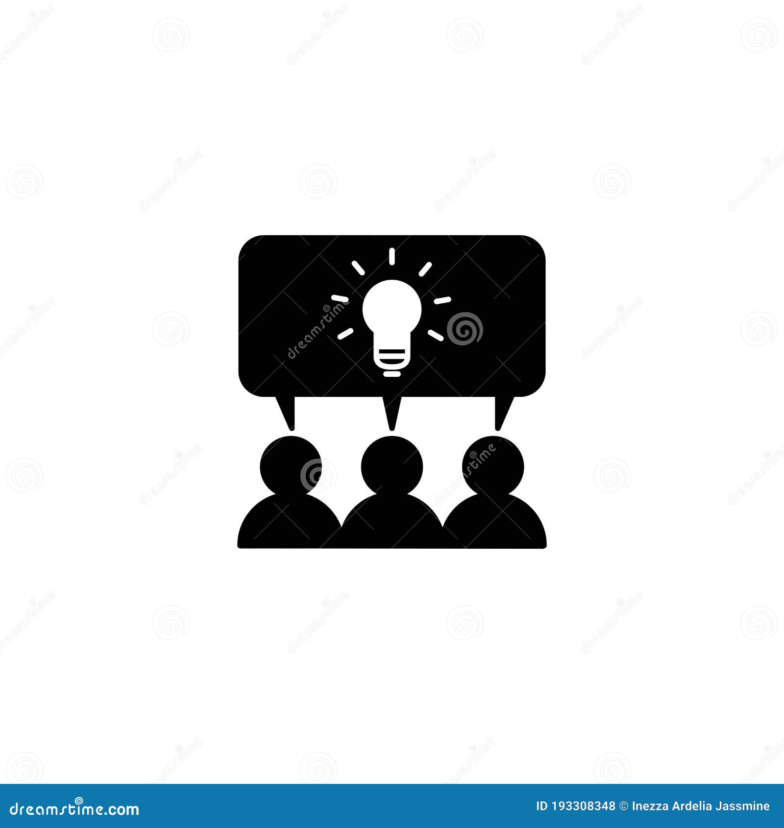 Meeting, Presentation Icon Design Template Stock Vector - Illustration ...