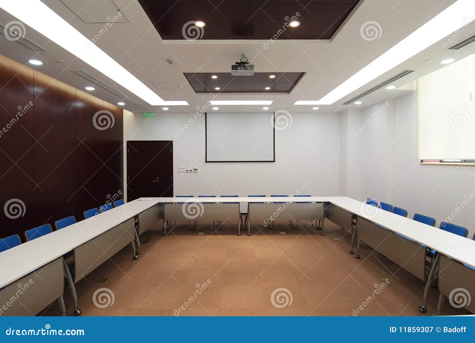 Meeting room stock image. Image of table, boardroom, white - 11859307