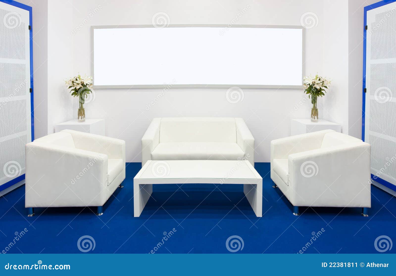 Meeting room stock image. Image of blue, elegance, contemporary - 22381811
