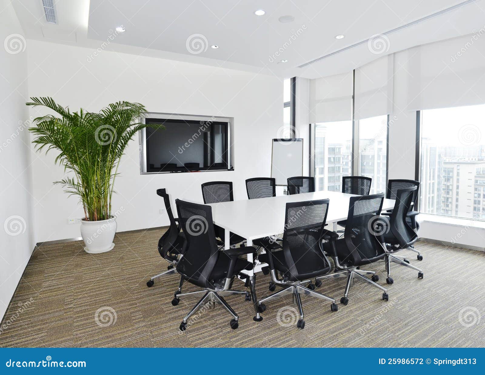 Meeting room stock photo. Image of bright, inside, commercial - 25986572