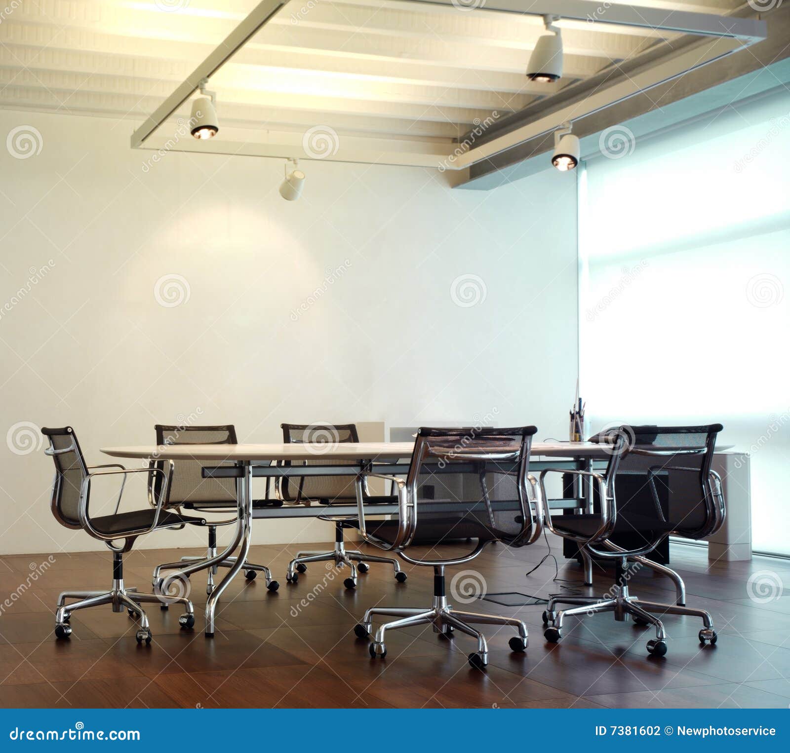 Meeting room stock photo. Image of office, chair, commercial - 7381602