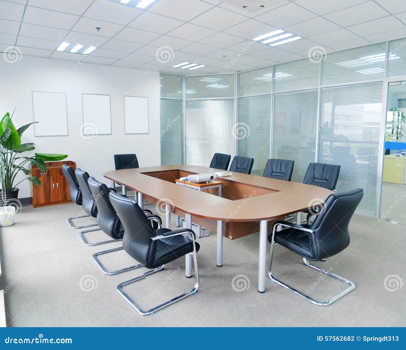Meeting room stock photo. Image of furniture, architecture - 57562682