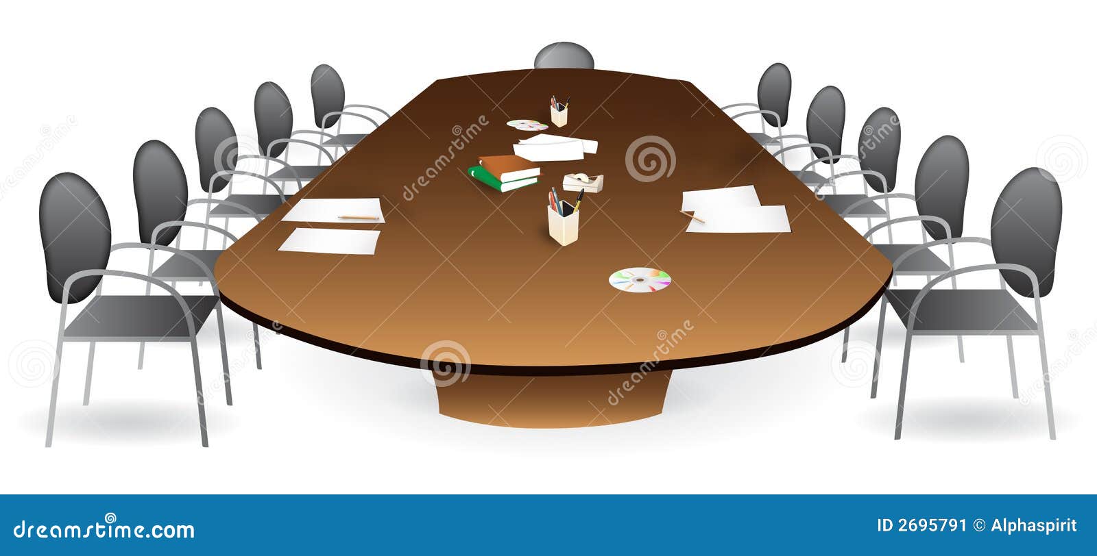 Meeting room - boardroom stock vector. Illustration of professional ...