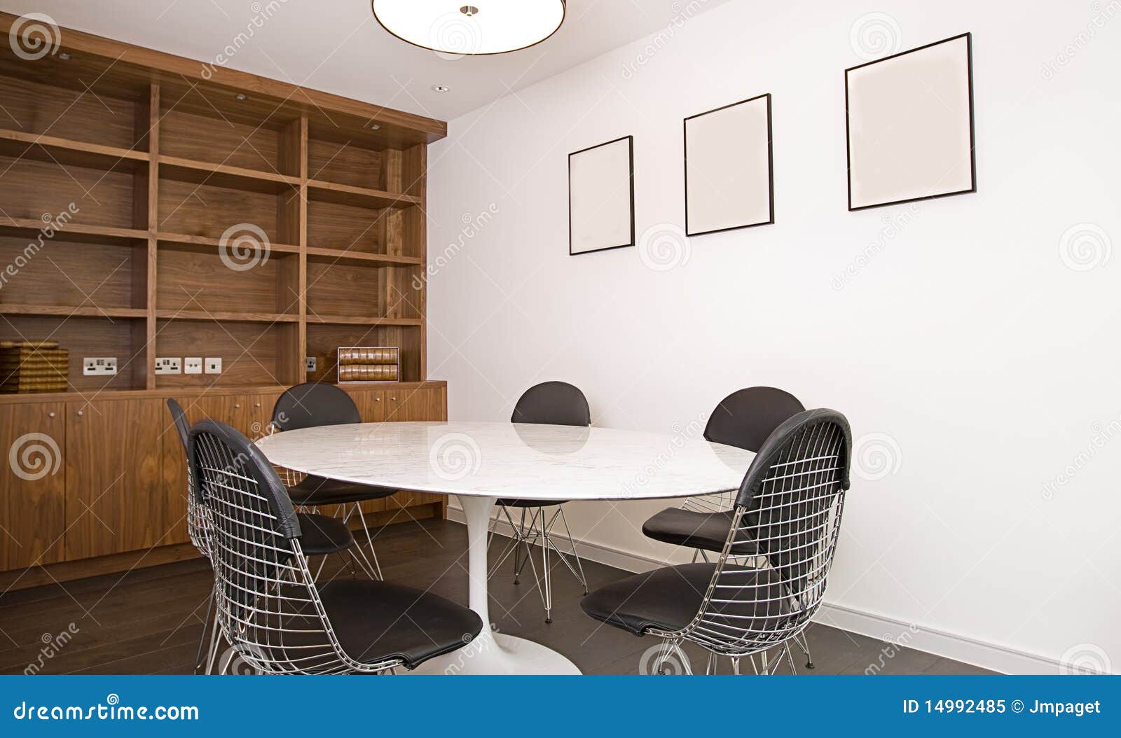 Meeting Room or Dining Room Stock Image - Image of boardroom, minimal ...