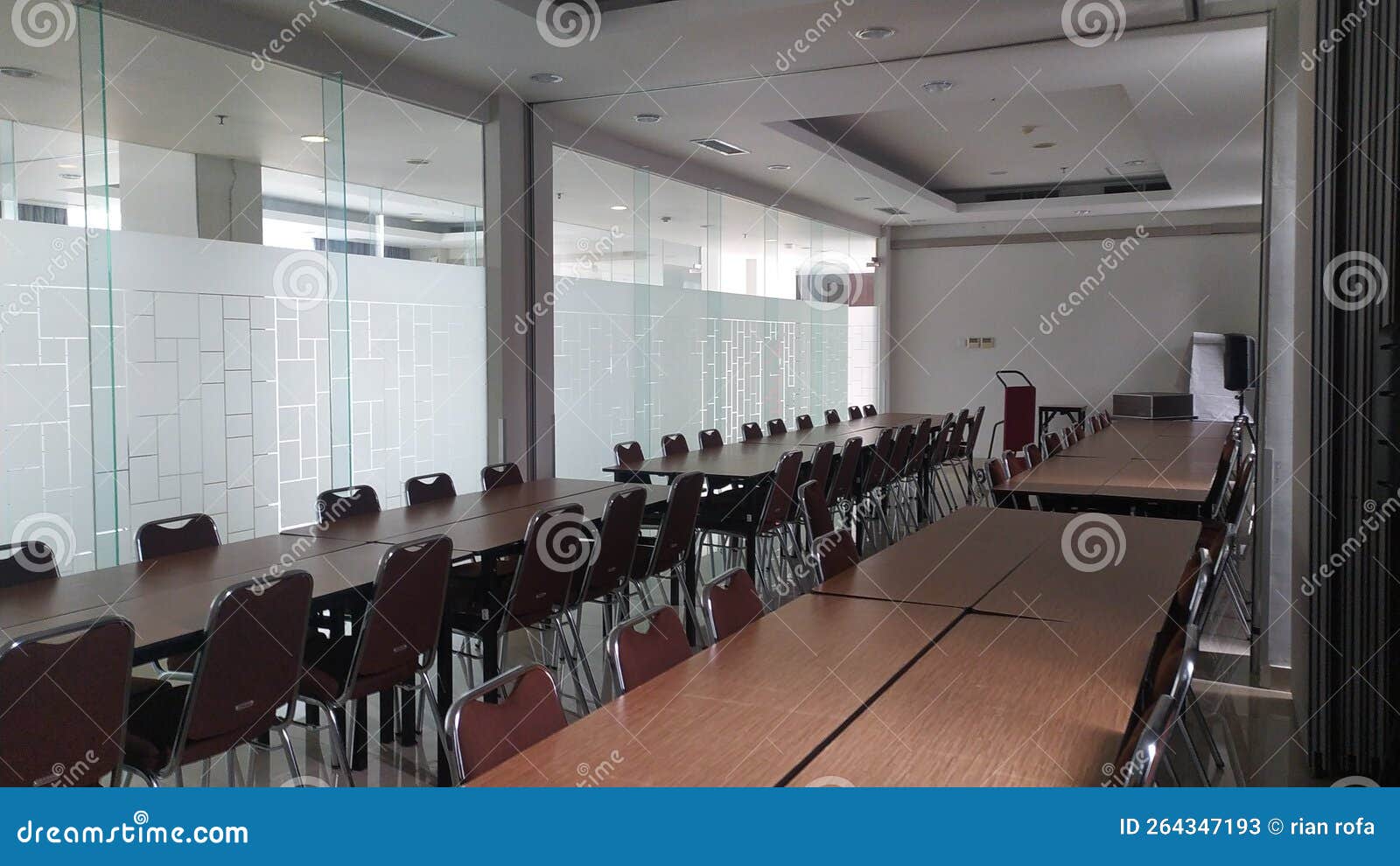 Meeting room stock image. Image of meeting, breakfast - 264347193
