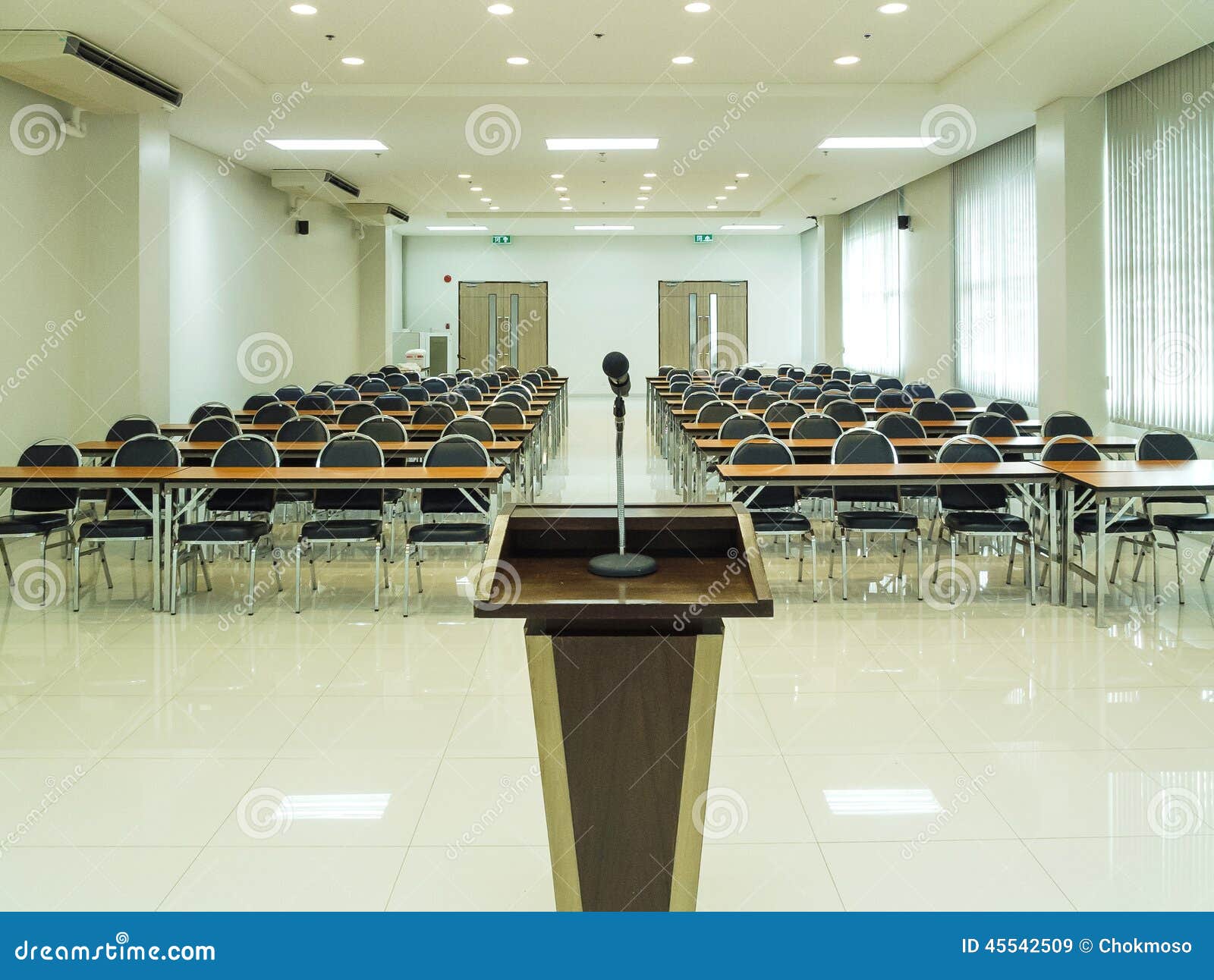 Meeting Room stock image. Image of speak, business, indoors - 45542509