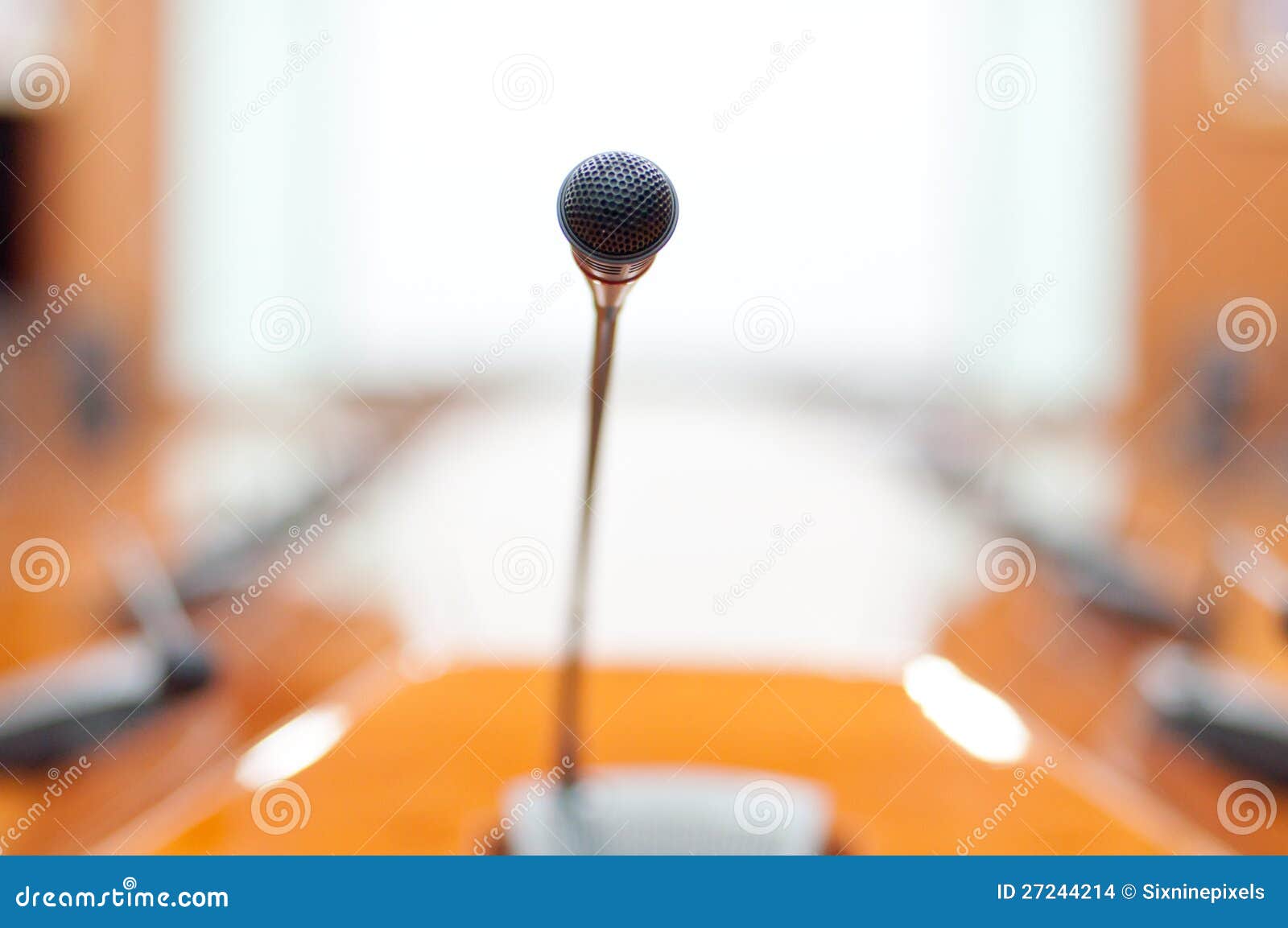 Meeting Room and Microphone Stock Photo - Image of board, black: 27244214