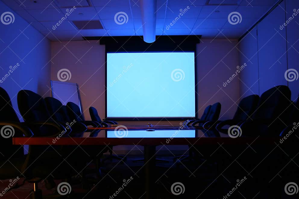 Meeting Room with Screen stock photo. Image of board, furniture - 1752358